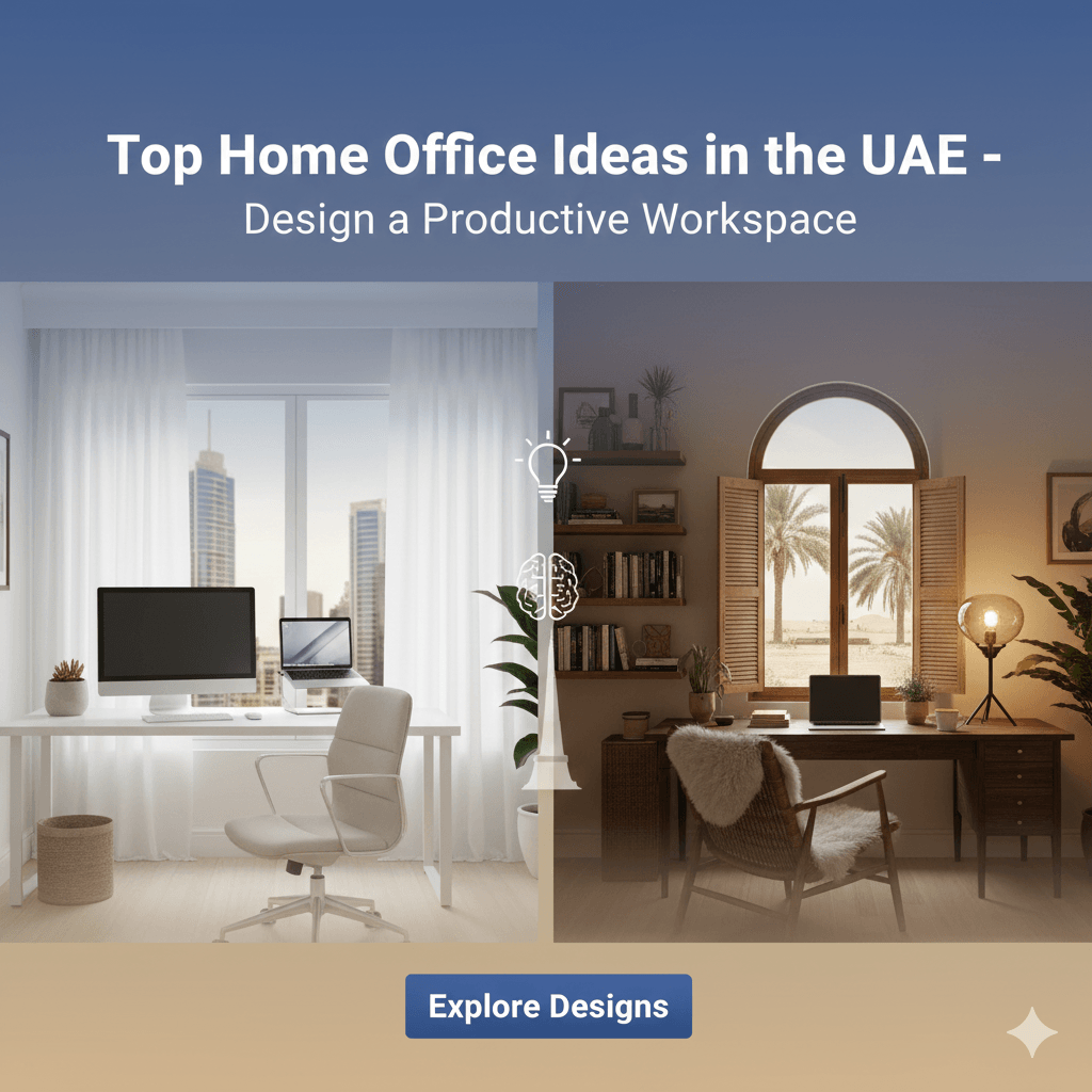 Top Home Office Ideas in the UAE – Design a Productive Workspace
